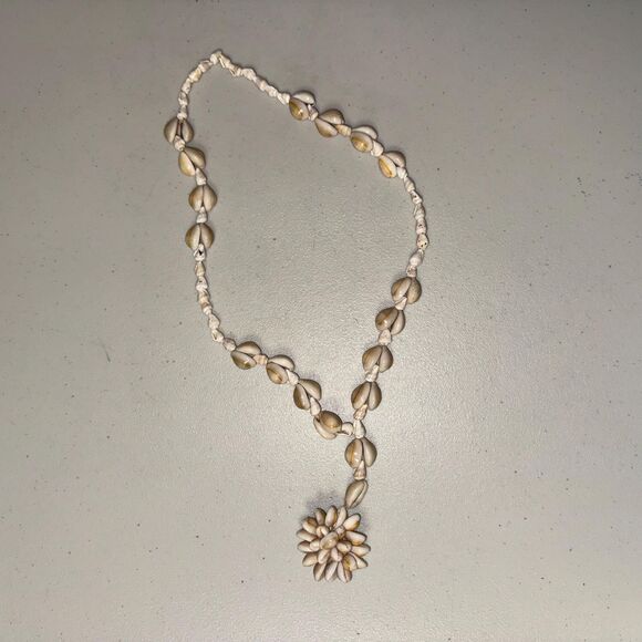 Handmade | Jewelry | Puca Sea Shell Necklace Cowrie Cluster Pendant ...
